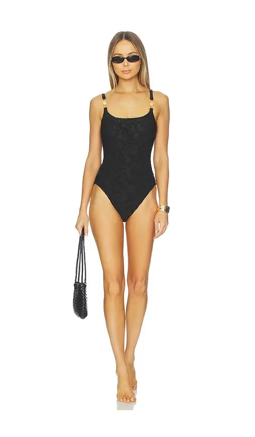 L'Agence Remi One Piece Swimsuit - Black