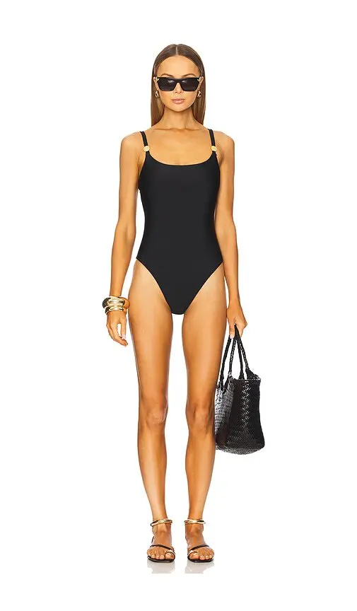 L'Agence Remi One Piece Swimsuit - Black