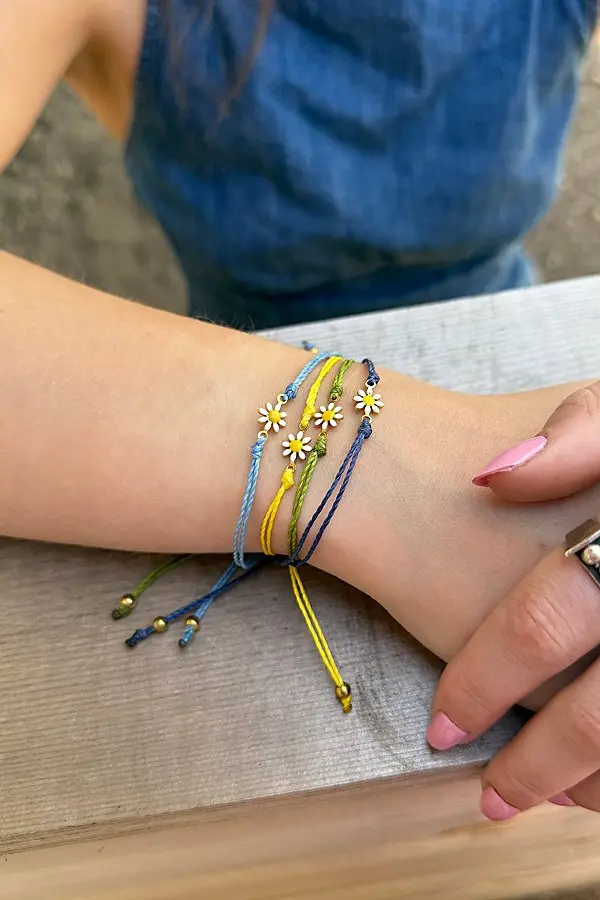 NANCY MELET Daisy Wish Bracelet
