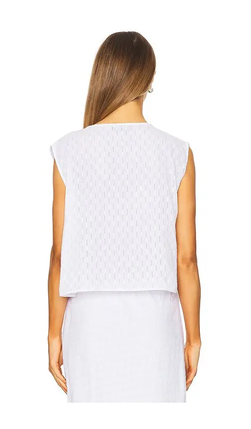 Lna Kala Eyelet Top
