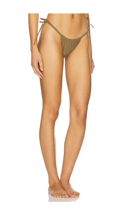 MONTCE Brasil Scrunch Bikini Bottom - Khaki