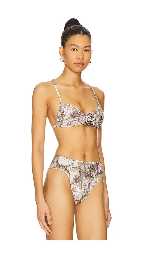 MONTCE Devin Rosa Bikini Top - Camo