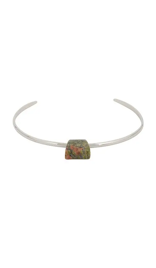 Ronny Kobo Bengali Necklace Cuff - Silver & Turqouise