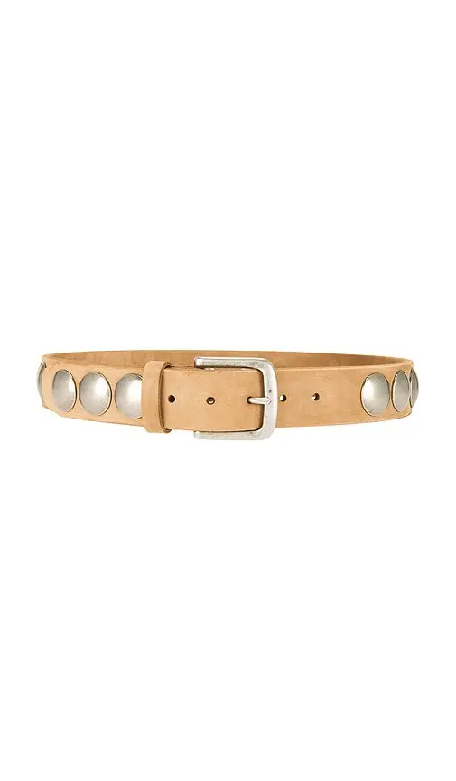 LAMARQUE Disc Studded Belt - Brown