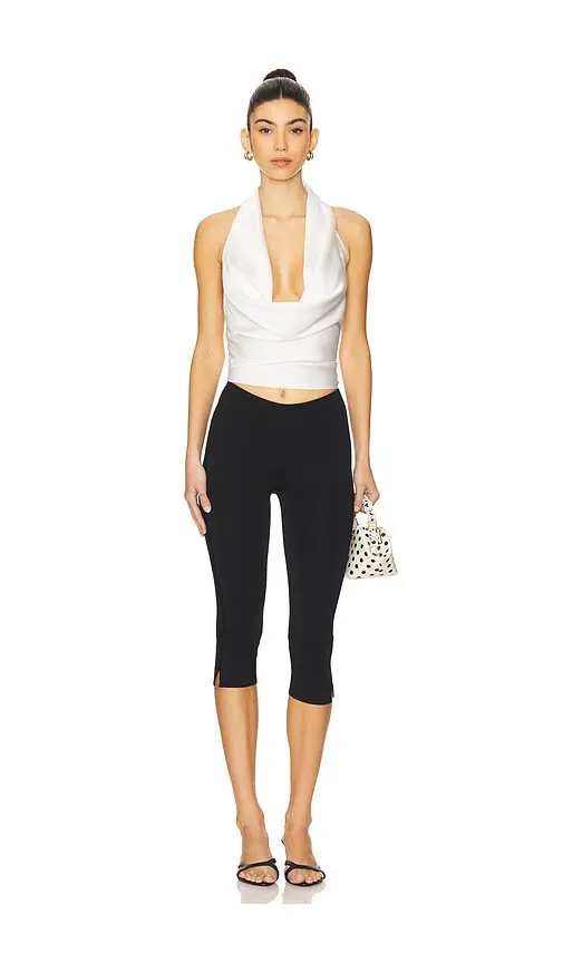 WeWoreWhat Halter Cowl Neck Top