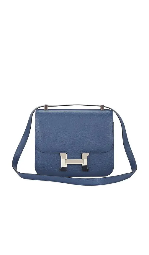 FWRD RENEW Hermes Epsom Constance 24 Shoulder Bag - Royal