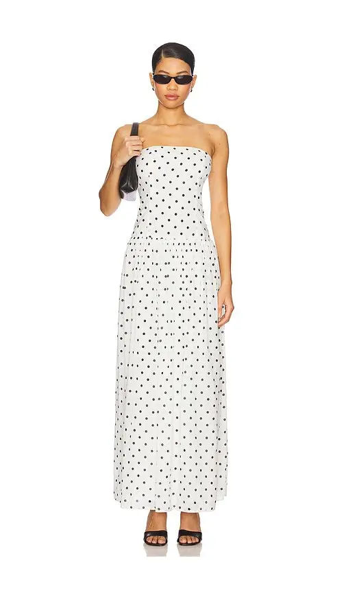 MORE TO COME Celsee Strapless Maxi Dress - White