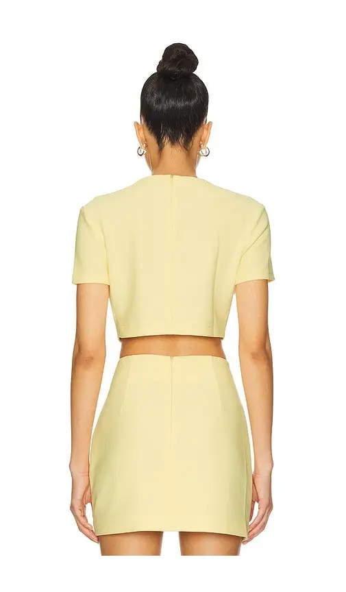 LOVERS AND FRIENDS Cropped Button-up Top
