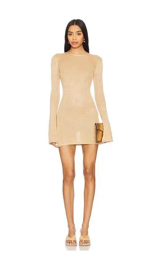 FLOOK THE LABEL Elysia Mini Dress - Neutral