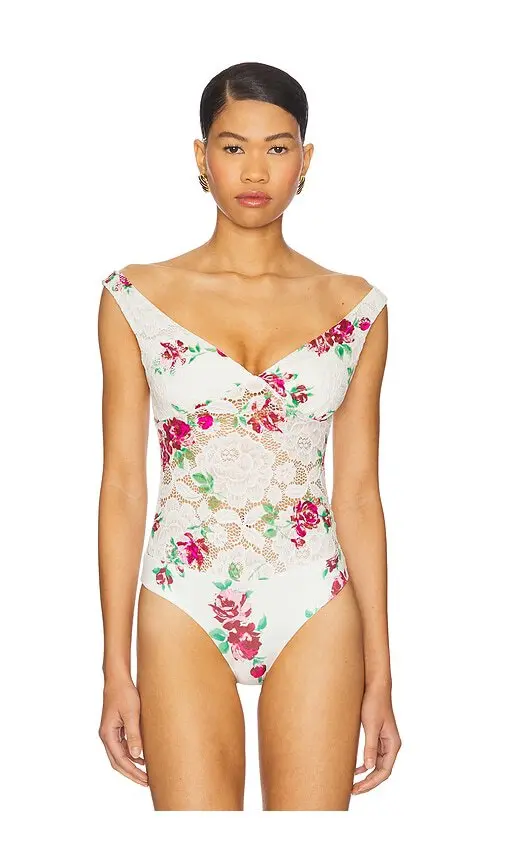 AFRM Alexis Crochet Lace Bodysuit