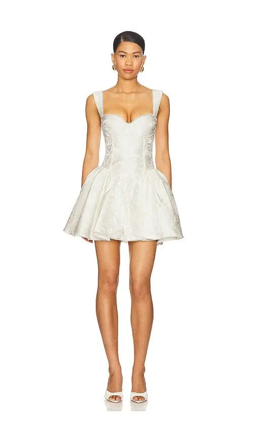 RUNAWAY THE LABEL Mini Dress With Bow Detail