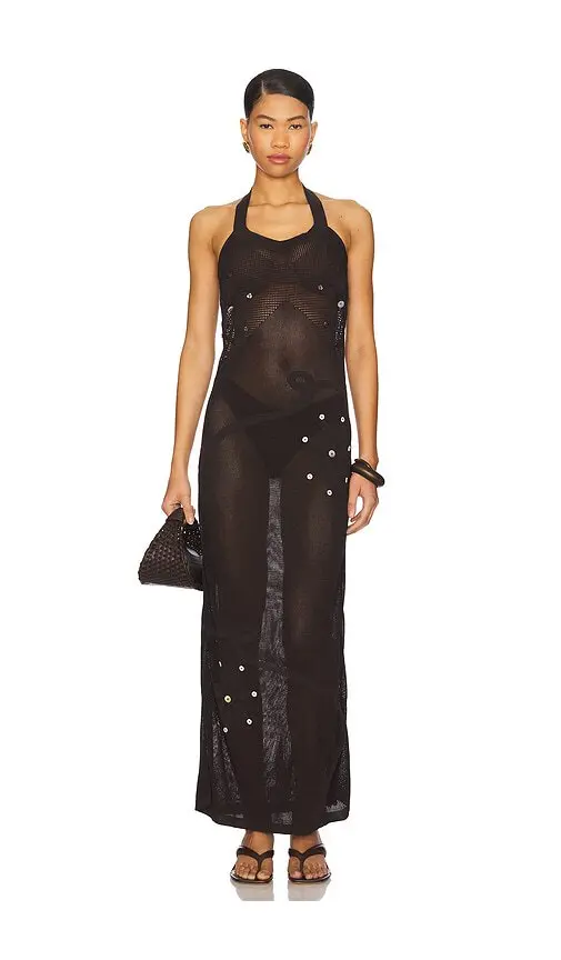 SIEDRES Essens Knit Dress - Chocolate