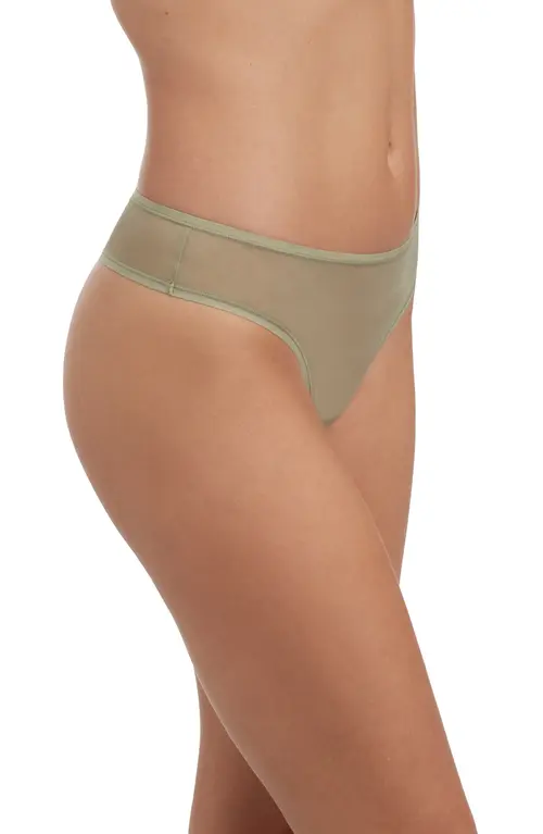 SKARLETT BLUE Spellbound Mesh Thong - Vineyard