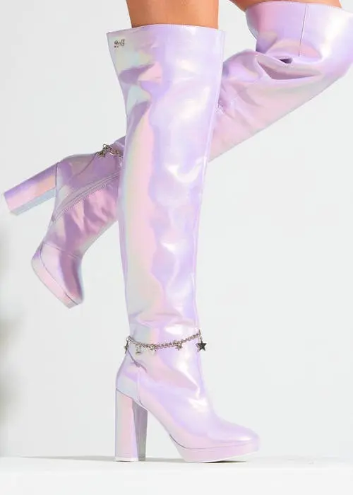 SPARKL Naomi Thigh High Boots