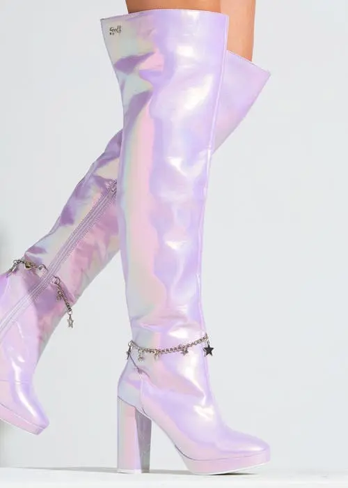 SPARKL Naomi Thigh High Boots