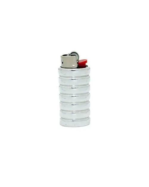 Fry Powers Gio Mini Lighter Holder - 92.5 Sterling Silver