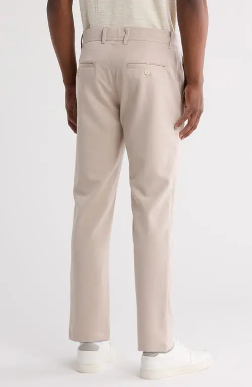 DENIM AND FLOWER Flat Front Stretch Trousers