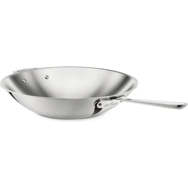 ALL-CLAD D3 14-inch Wok - Silver