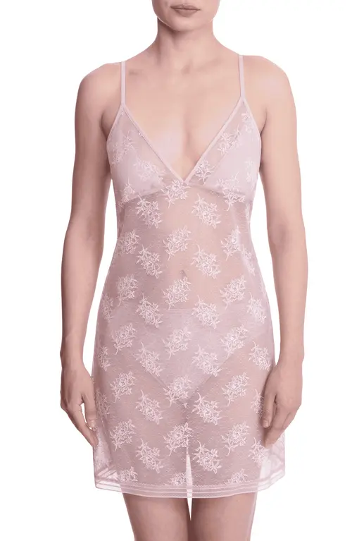 Natori Love Lace Slip - Pink Pearl/warm White