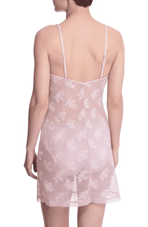 Natori Love Lace Slip - Pink Pearl/warm White