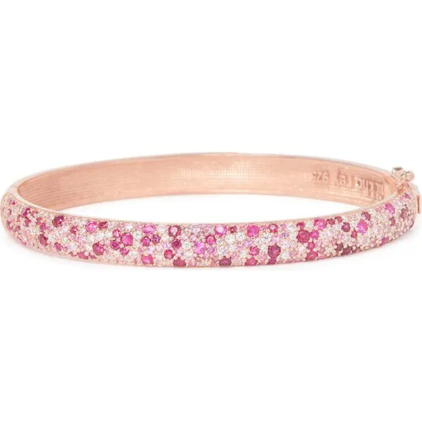 NICKHO REY Brettie Crystal Bracelet - Pink Ombré/r.gold
