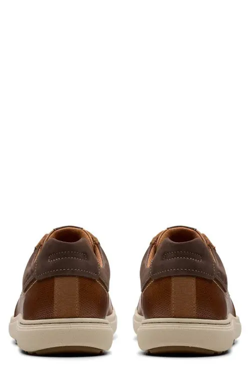 Clarks Mapstone Lace-up Leather Sneakers - Tan Leather