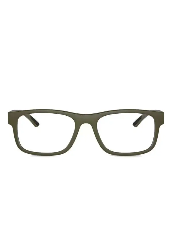 Prada Rectangle-frame Eyeglasses - Green