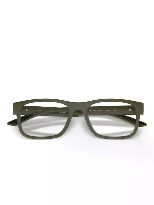 Prada Rectangle-frame Eyeglasses - Green