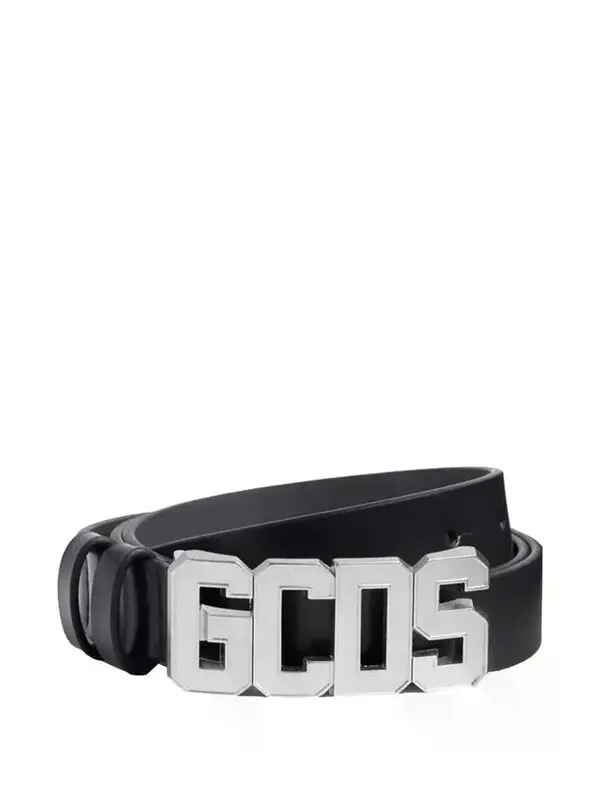 Gcds Leather Belt - Black