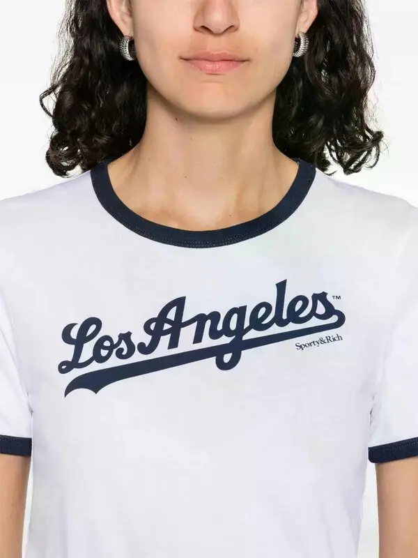 SPORTY & RICH Dodgers Ringer T-shirt