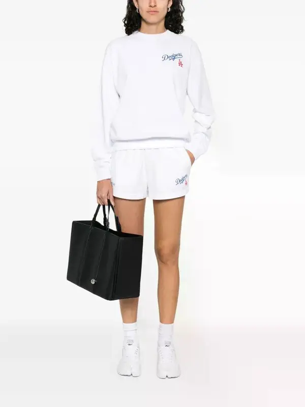 SPORTY & RICH Dodgers Serif Sweatshirt - White