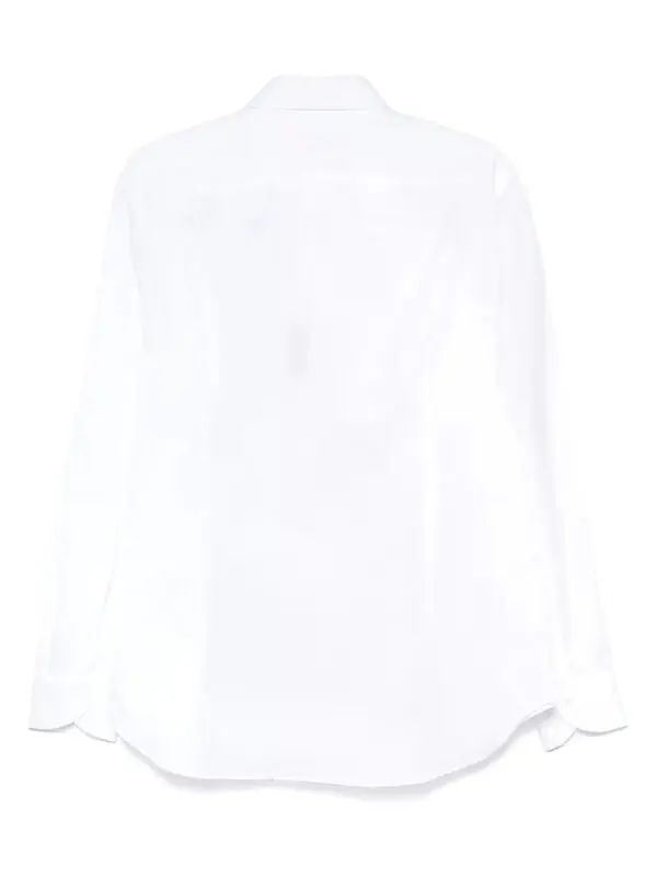 Canali Cutaway-collar Shirt - White