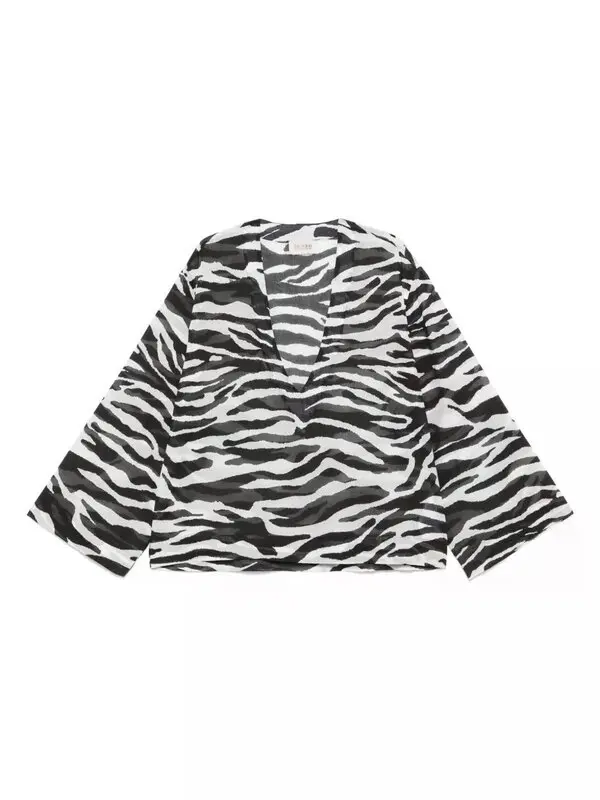Attico Zebra-print Blouse