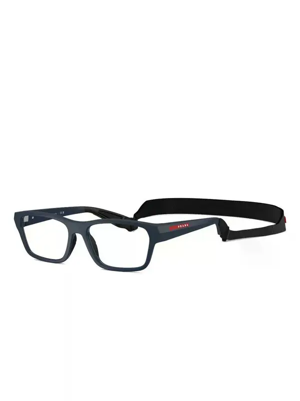Prada Rectangle-frame Eyeglasses - Blue