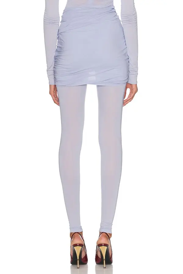 Alexandre Vauthier Mini Wrap Skirt - Iris
