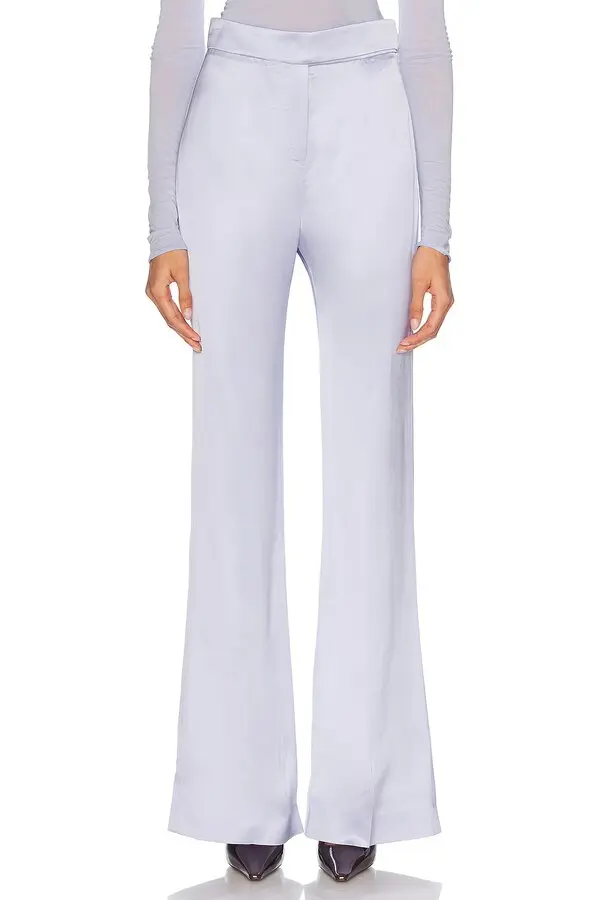 Alexandre Vauthier Satin Tailoring Pant - Iris