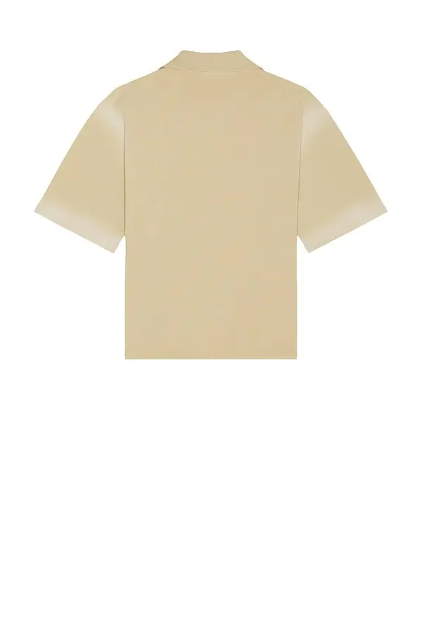 LE PERE Star Polo In Cream