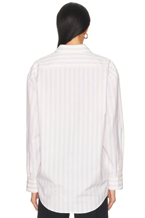 Saint Laurent Button Up Top - Craie Beige