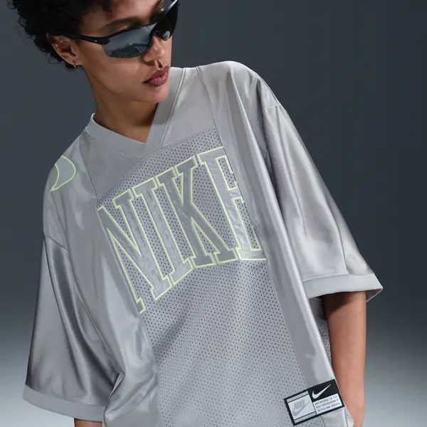 Nike Oversized Graphic Jersey - Grey
