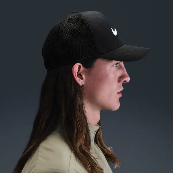 Nike Rise Structured Trucker Cap - Black