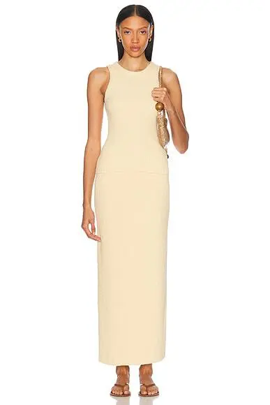 Enza Costa Boucle Knit Tank Top