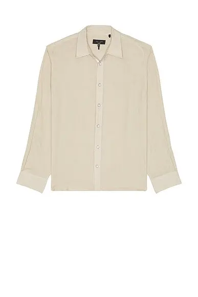 Rag & Bone Finch Gauze Stripe Shirt