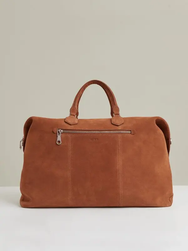 REISS Theo Suede Holdall
