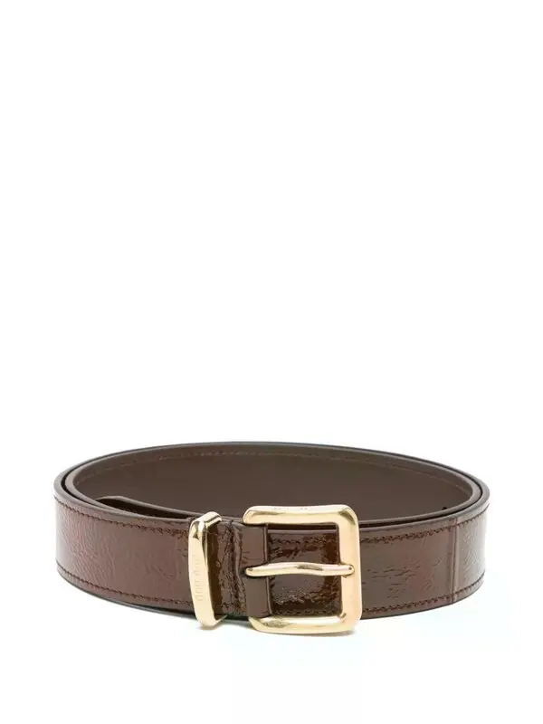 Miu Miu Leather Belt - Brown