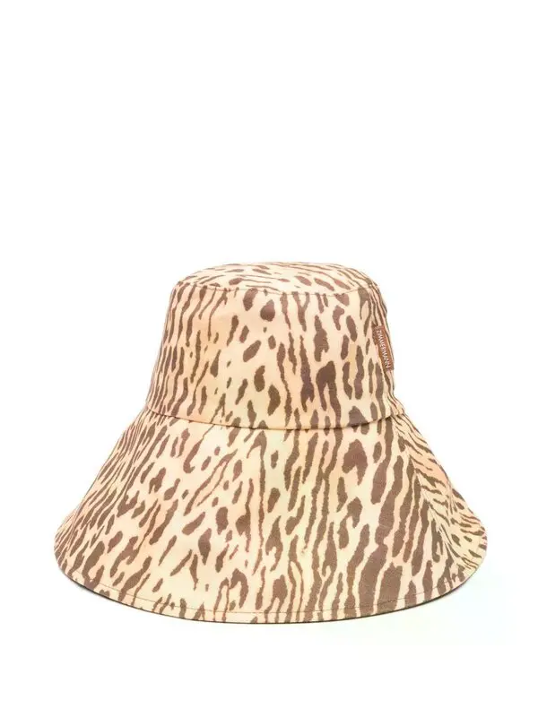 Zimmermann Printed Bucket Hat - Brown