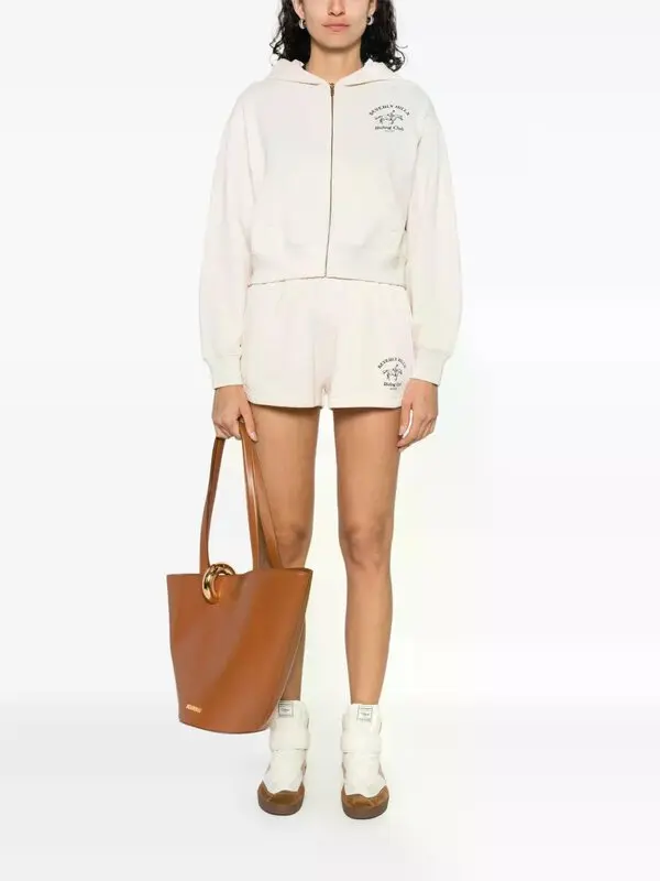 SPORTY & RICH Beverly Hills Riding Club Soft Disco Shorts