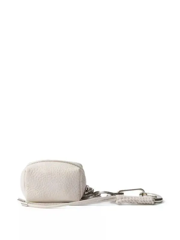 Prada Leather Bag Charm - Neutrals