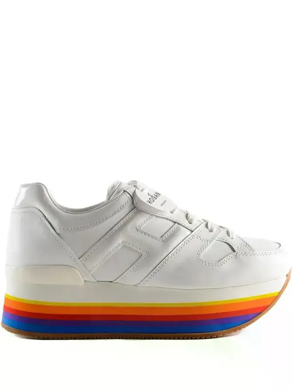Hogan Leather Platform Sneakers