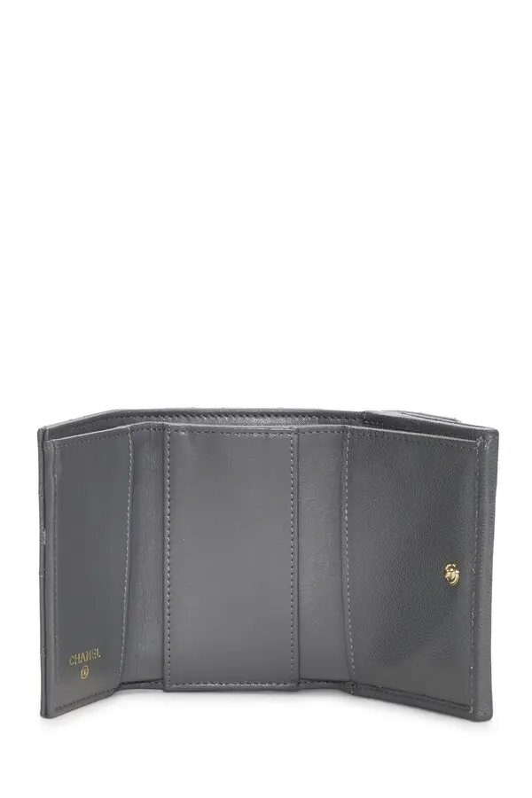 Chanel Quilted Caviar Compact Wallet