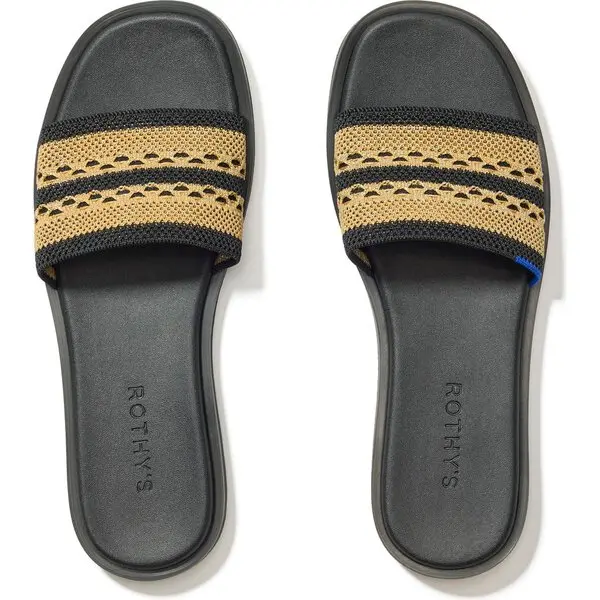 Rothy's The Slide Sandal - Gilded Crochet
